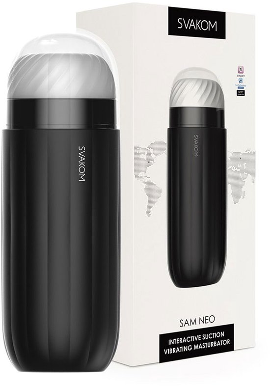 Svakom - Masturbator Sam Neo 2 - 5 Vibratie- & Zuigstanden - App Control -... | bol