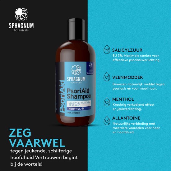 Sphagnum Botanicals Psoriasis Shampoo met Veenmodder (Peat Mud ...