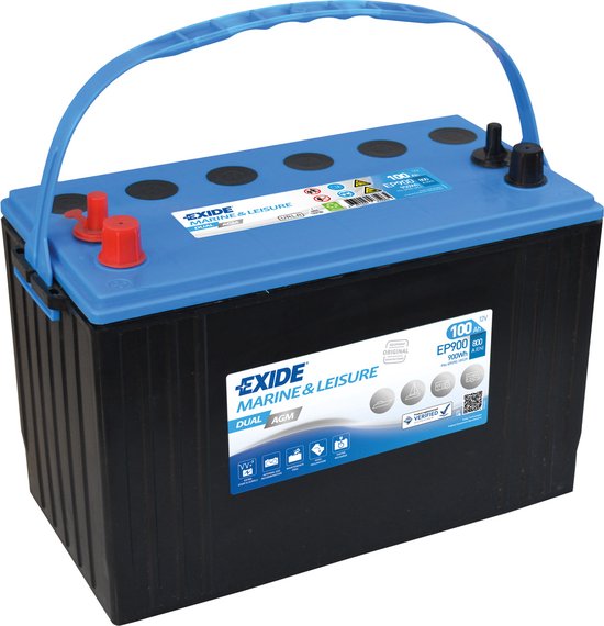 EXIDE EP900 Marine & Leisure Dual 12V 100Ah AGM | bol