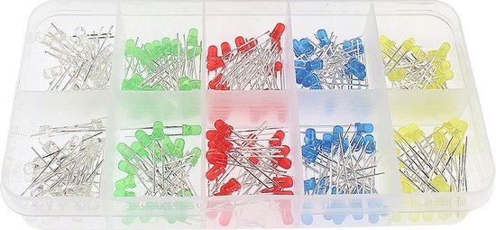 LED Diodes F3 Assortiment - 3mm LED - 200 delig | bol