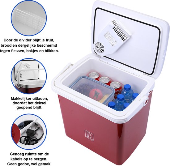Brisby 25 Liter Elektrische Koelbox, Frigobox Deluxe met 12V, 220/230 ...