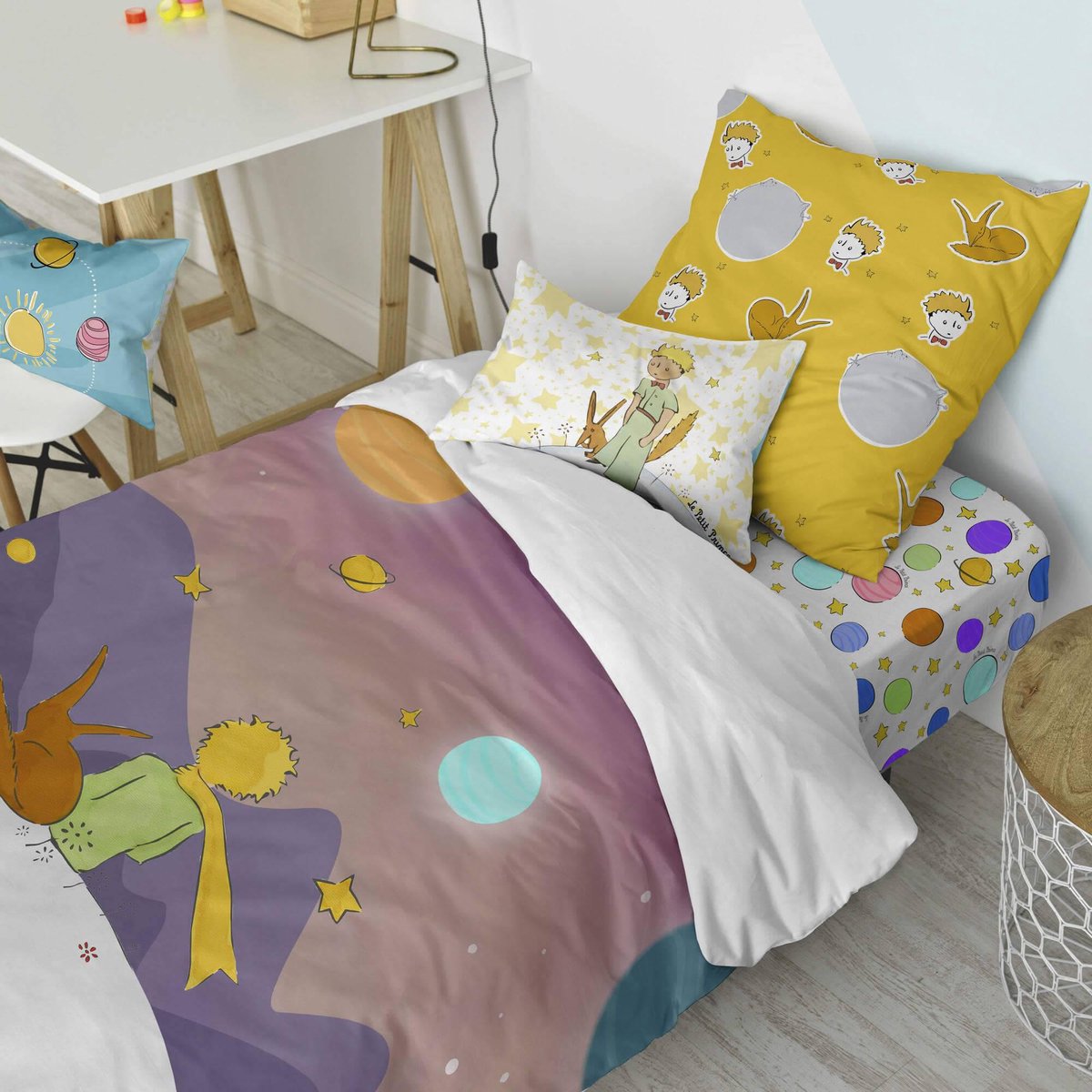 Dekbedovertrek Les Planetes | Le Petit Prince | bol