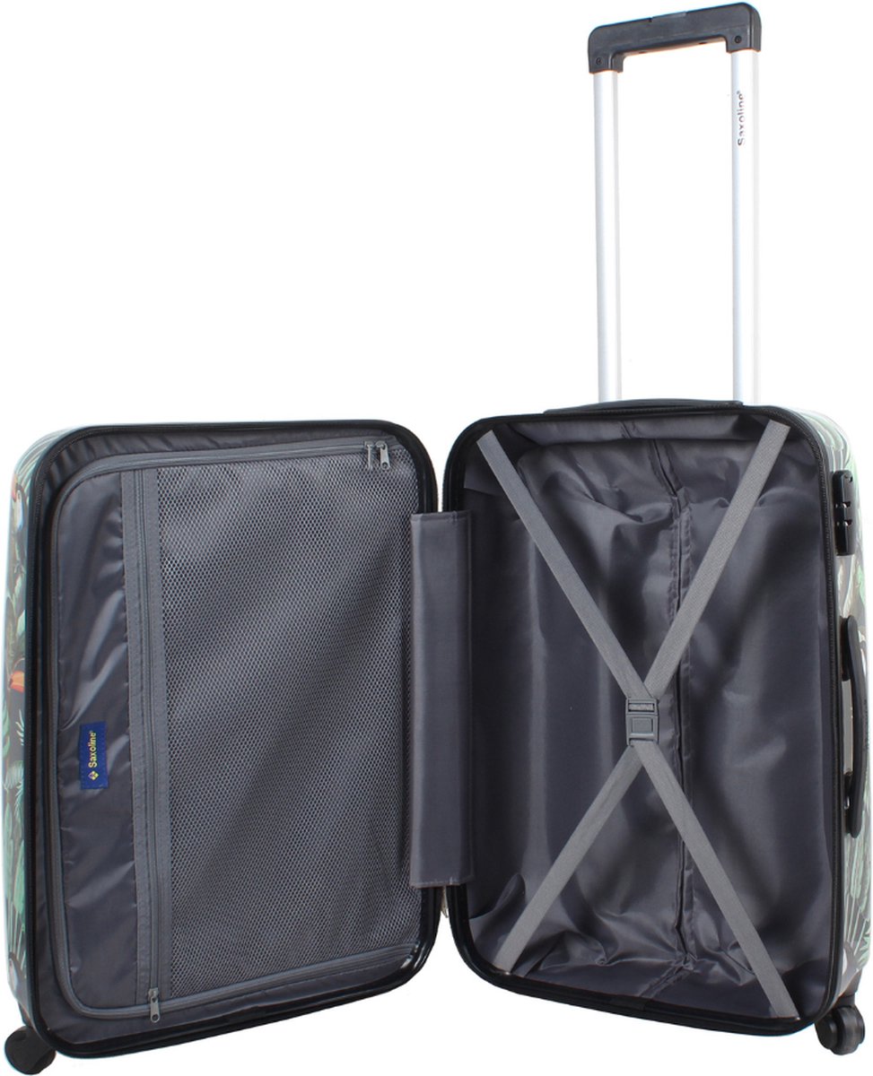 Saxoline Koffer / Reiskoffer / Trolley - 67 cm - 48 Liter - ABS ...