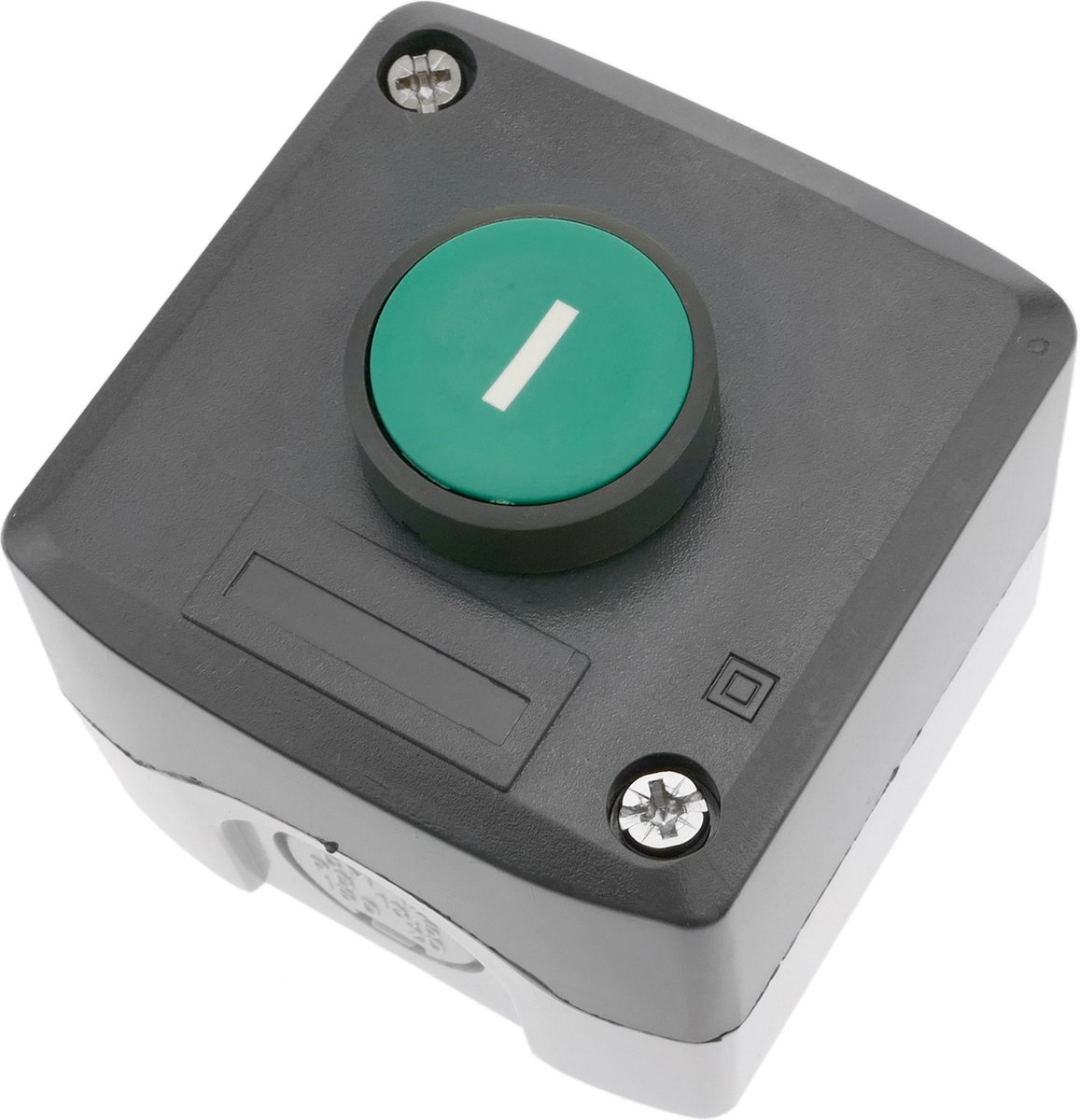 BeMatik - Bedieningskast met 1 tijdelijke groene drukknop 1NO XAL-D102 ...