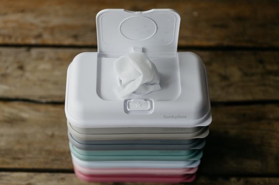 Funkybox - Billendoekjes Doosje - To Go - Grey - Little Stars | bol.com