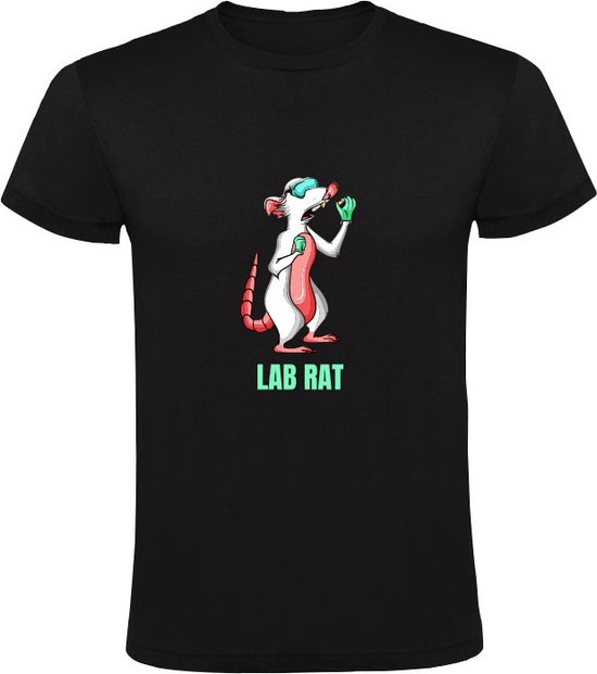 Lab Rat Heren T-shirt | Laboratorium | Analist | Wetenschap | Onderzoek ...