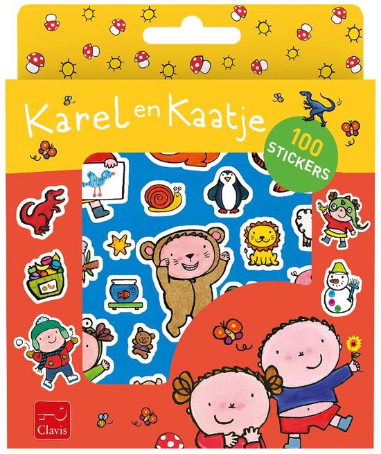 Clavis Karel en Kaatje stickerset. 3+ | bol