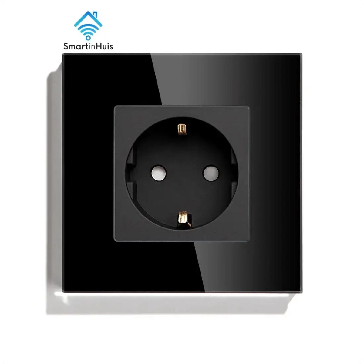 Standaard - Enkelvoudig stopcontact - Zwart | bol.com