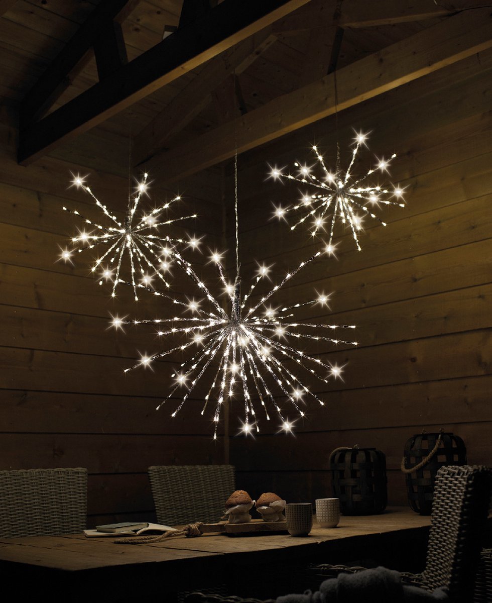 Poolster zilver met 160 micro LED lampjes - Ø 70CM | bol.com