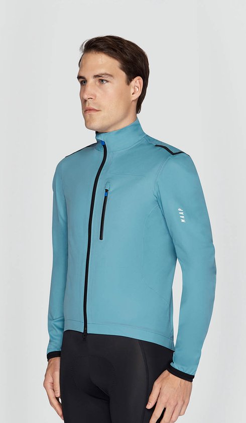 Maap Ascend Pro Rain Jacket - Cyan | bol.com