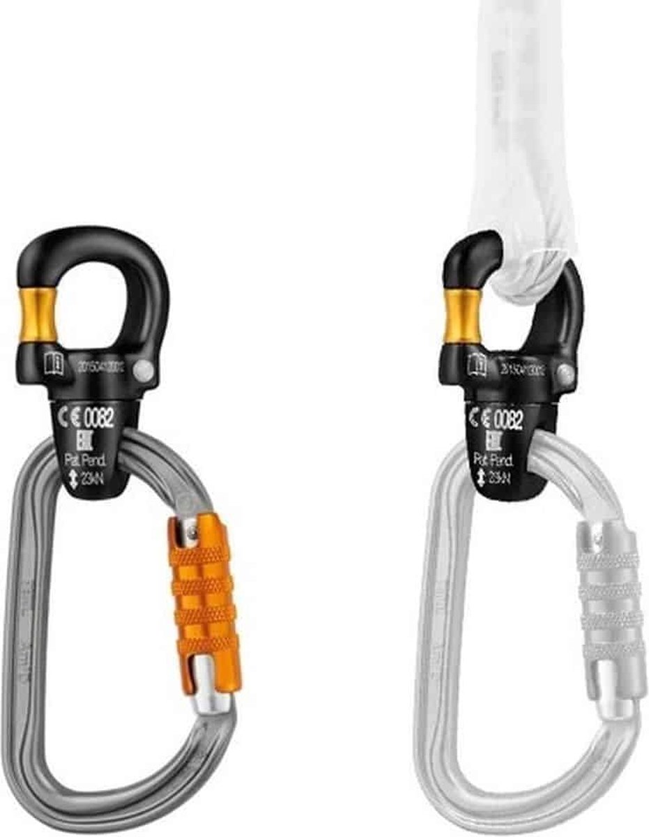 Petzl compacte anti-torsie schakel Micro Swivel | bol