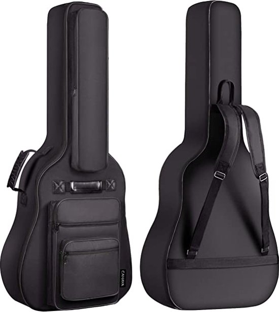 CAHAYA Gig Bag, gitaartas, gitaarhoes, 6 voorzakken, waterdicht, met ...