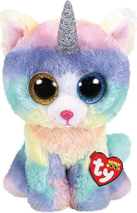 TY Beanie Boo's Knuffel Kat Heather 24 cm | bol.com