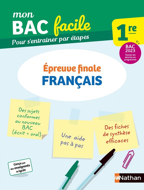 Mes fiches pour le bac - Français 1re - Mon BAC facile - Epreuve finale ...