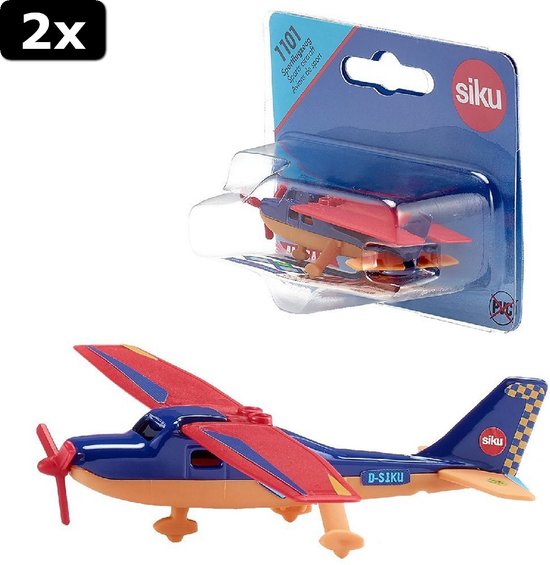 2x Siku 1101 Sportvliegtuig | bol.com
