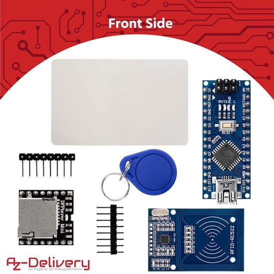 AZDelivery 4 x TonUINO Set (Mp3-Speler, AZ-Nano V3-Board, RFID Kit en 10 x 13,56 MHz... | bol