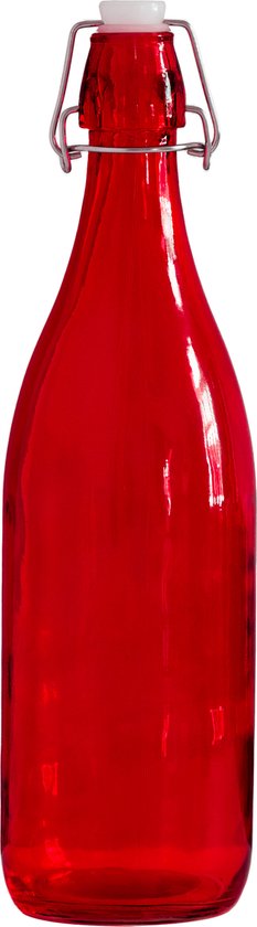 Sareva Beugelfles / Weckfles Rood 1 Liter | bol.com