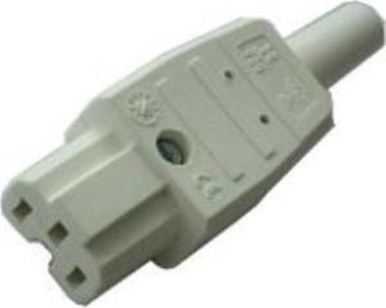 Martin Kaiser C15A apparaat stekker - 155 Graden - 10A - Wit | bol