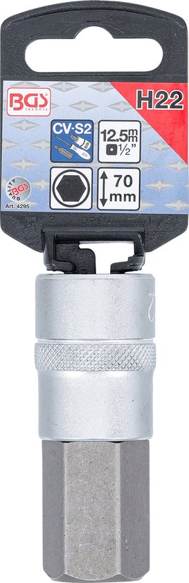 BGS - Dopsleutel Inbus - zeskant - 22mm - 1/2 - BGS4295 | bol