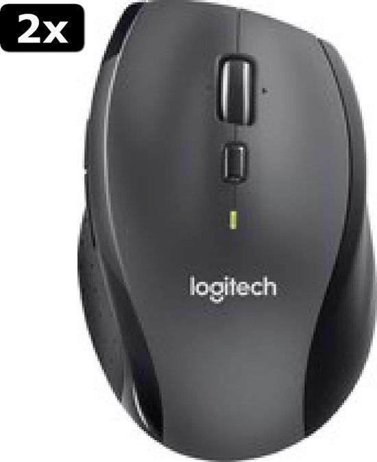 2x Logitech M705 - Draadloze Marathon Muis - Grijs | bol.com