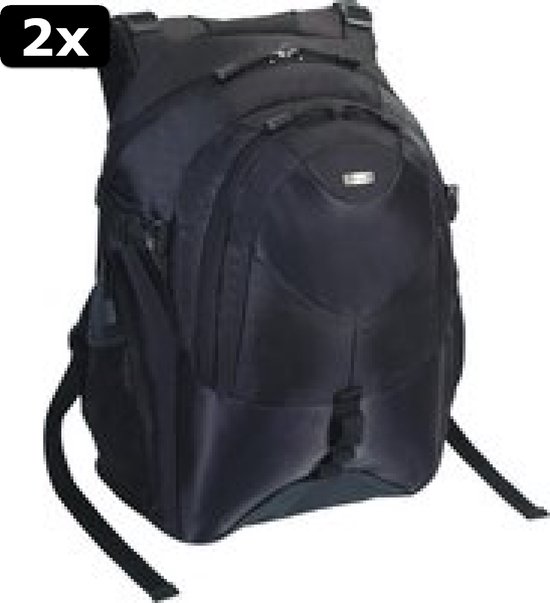 2x Targus Campus - Laptop Rugzak - 15-16 - Zwart | bol