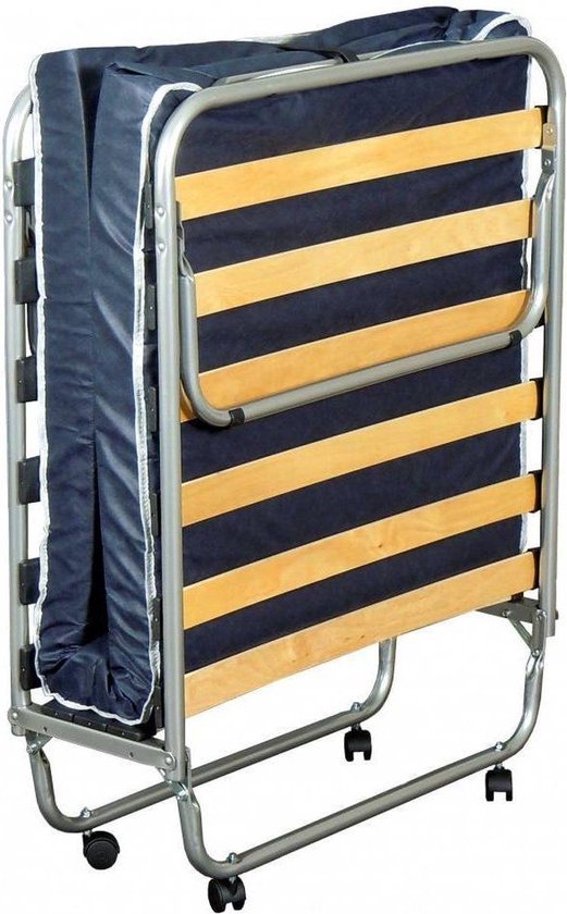Snurky - Vouwbed - Opklapbed - Logeerbed - Blauw - 120x200 cm | bol.com