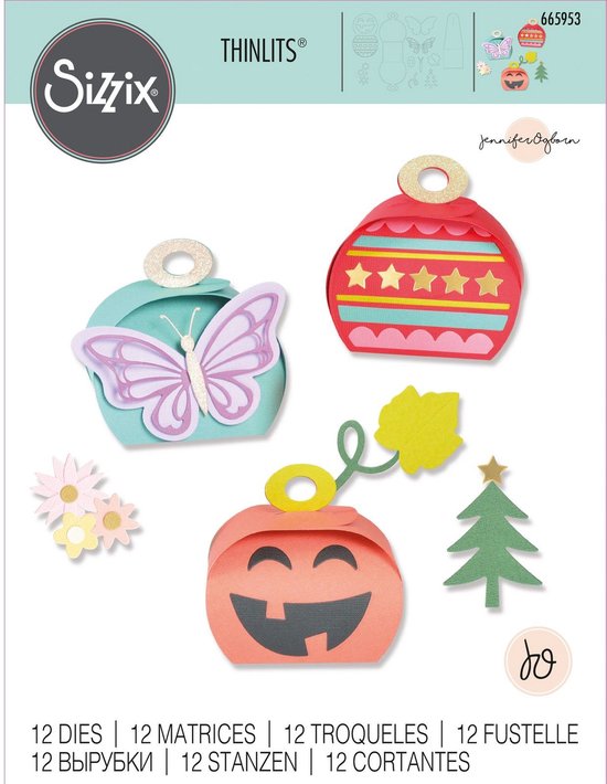 Sizzix Thinlits Die Set Holiday Gift Boxes | bol.com