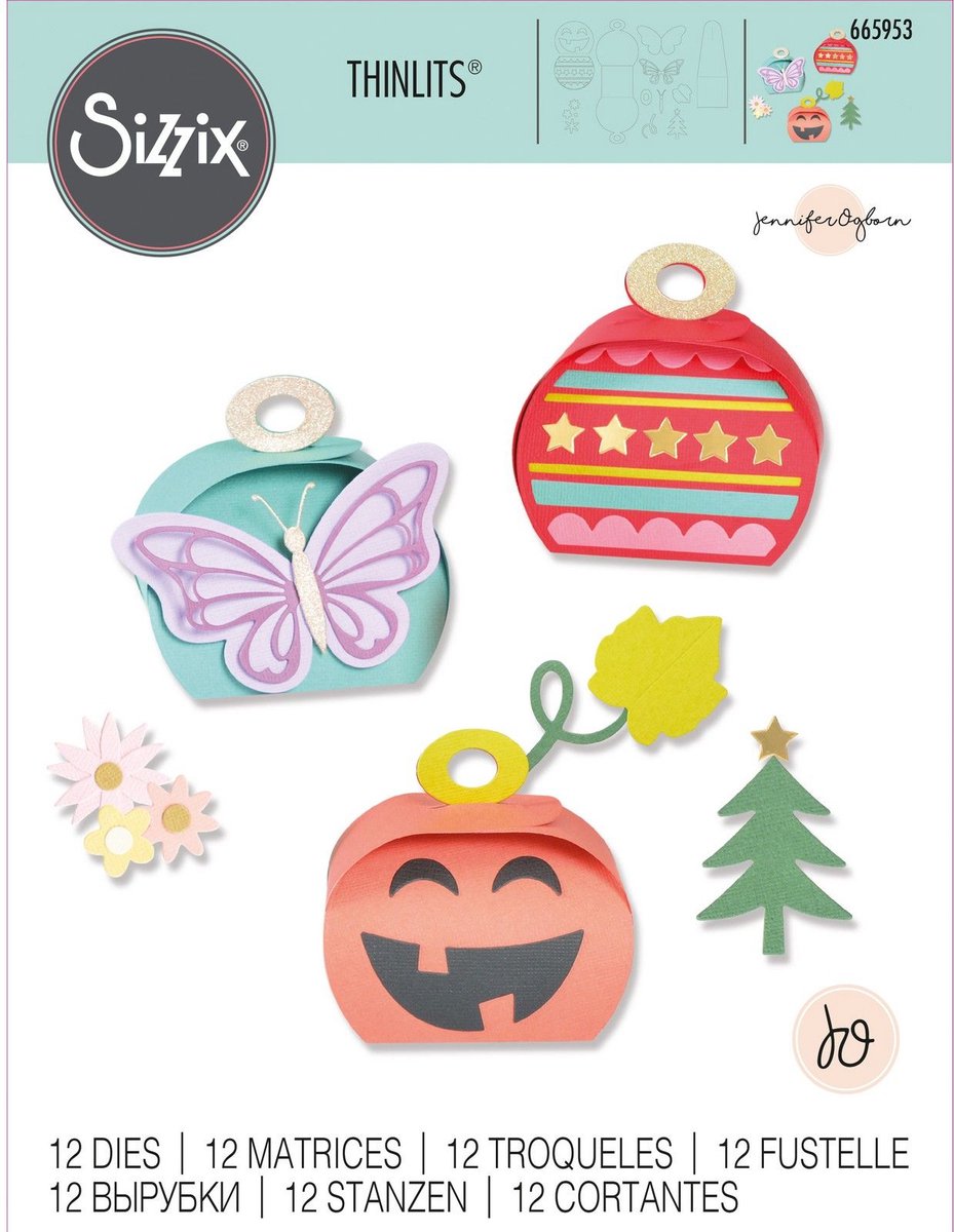Sizzix Thinlits Die Set Holiday Gift Boxes | bol.com