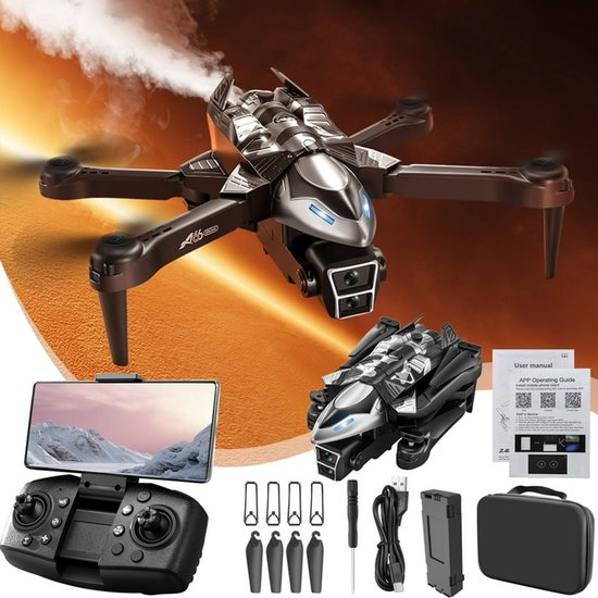 A66 Drone met camera - Drone met Camera voor Buiten/Binnen - Mini Drone ...