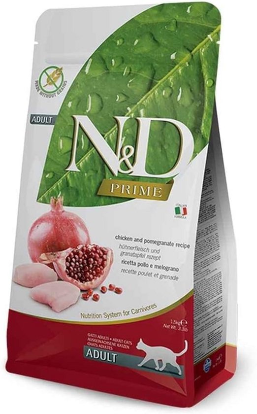 Droogvoer Kat Adult 10kg Kip & Granaatappel - Hoogwaardige Voeding voor ...
