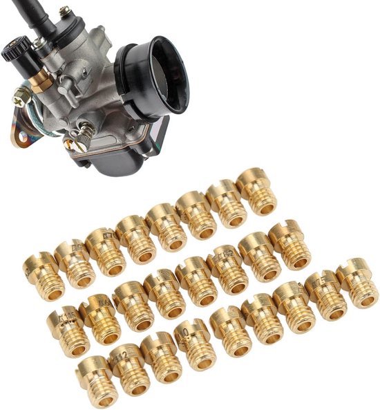Hoofdstraal Carburateur Set 25-delig M5 voor Dellorto PHBG en andere | bol