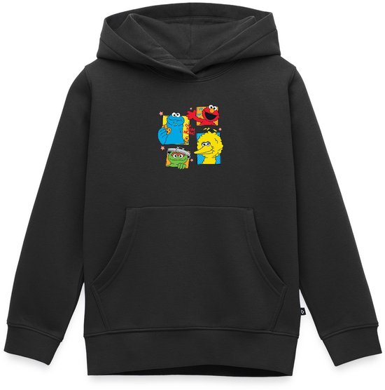 Sesamstraat Cookie, Bibo, Elmo, Oscar Premium Hoodie Kinderen | bol