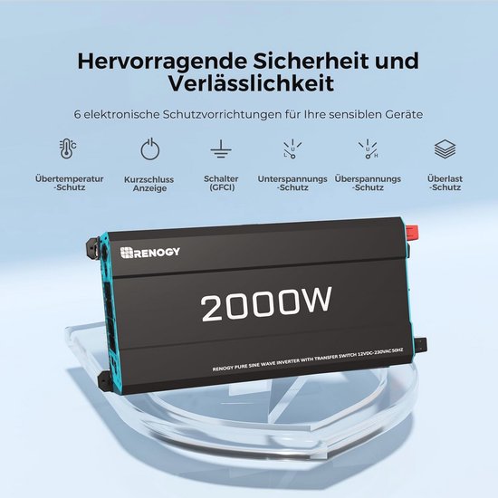 2000W/4000W 12V naar 230V zuivere sinus omvormer met ...