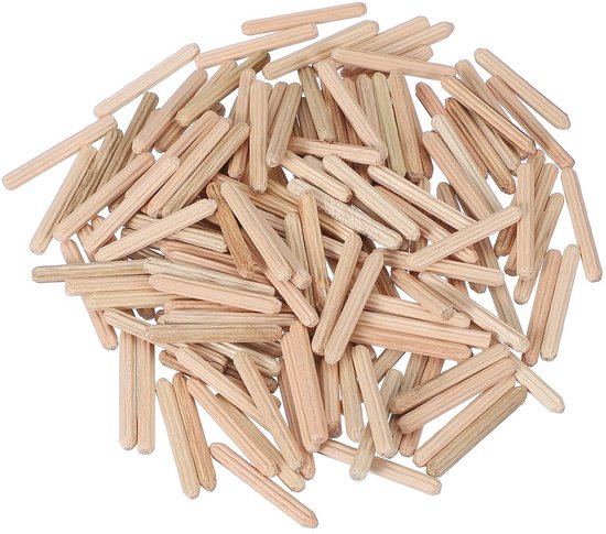Houten Pluggen 4x30mm (150 Stuks) - Rechte Houten Staven voor Meubels ...