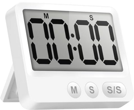 Digitale Keukentimer en Stopwatch met Groot LCD-Display en Magnetische ...