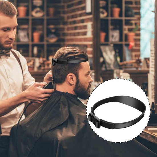 Silicone Haar Trim Gids voor Mannen - Curved Haar Knip Band - Neklijn ...