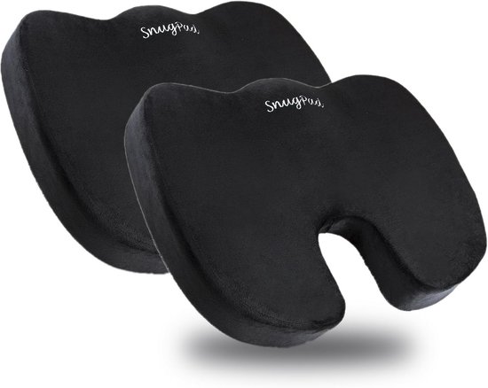 Orthopedisch Traagschuim Zitkussen voor Stuitbeen en Rugpijnverlichting ...
