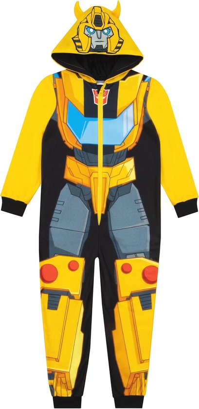 Boys Fleece Onesie | Bumblebee Inspired Onesies for Kids | Cozy Autobot ...