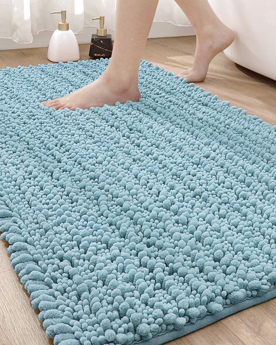 Grote Antislip Badmat - Zachte Chenille Douchemat voor Badkamer, Toilet ...