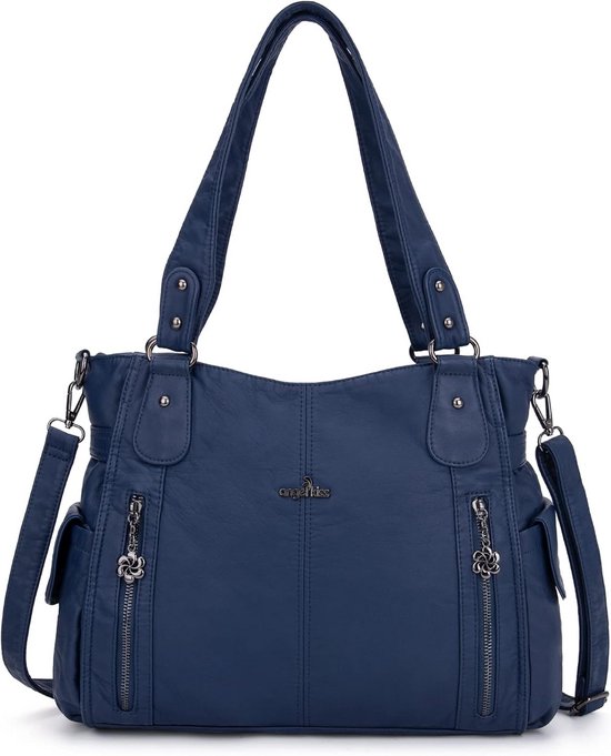 Grote Dames Handtas Schoudertas Hobo Tas Casual PU Lederen Draagtas | bol