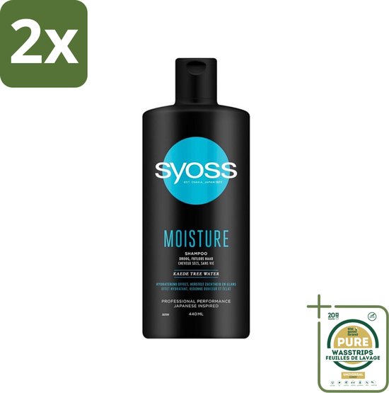 Syoss Moisture Shampoo - Shampoo - Hydraterend - 440 ml ...