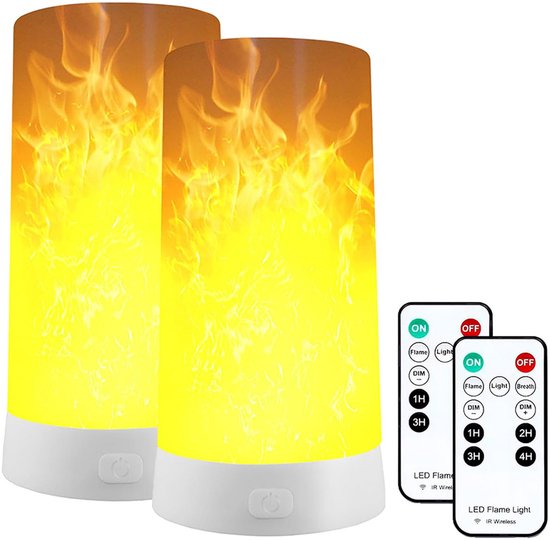 LED Vlam Effect Licht - 3W Dimbare Lamp met Meerdere Modus - voor Bar ...