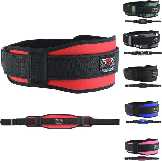 Gewichtheffen Riem voor Dubbele Ondersteuning - Neopreen Fitness Gordel ...