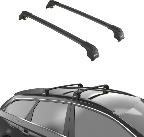 Zwarte Dakdrager voor Audi Q3 (F3) 2019-2024 | Robuust en Universeel | bol