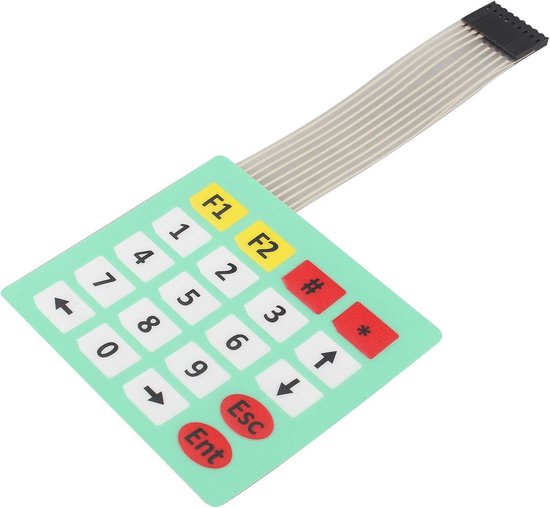 Matrix Keypad 20 Toetsen Membraanschakelaar Set voor Arduino | bol