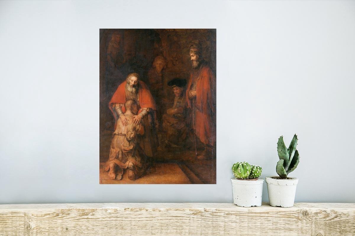 Poster Terugkeer van de verloren zoon - Rembrandt van Rijn - 30x40 cm ... Poster Terugkeer van de verloren zoon - Rembrandt van Rijn - 30x40 cm ...