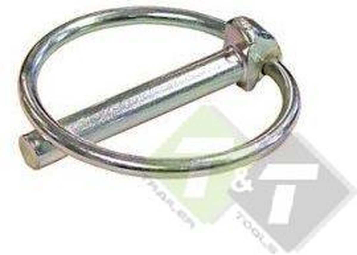 Borgpen 4,5 mm met verende ring, Borgpen, Borgpin, Borg pen, Borg pin ...