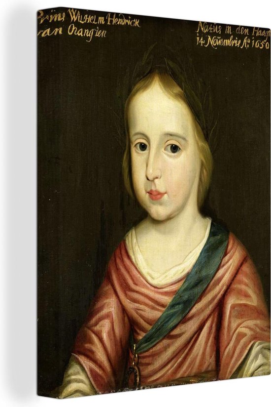Canvas Schilderijen - Willem III - Schilderij van Gerard van Honthorst ...