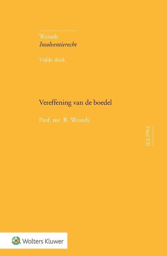 Vereffening van de boedel | 9789013159479 | B. Wessels | Boeken | bol