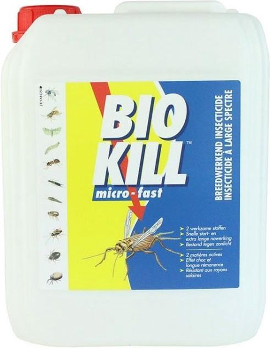 Bio Kill Micro-fast 5 L. extra krachtig tegen vliegende en kruipende ...